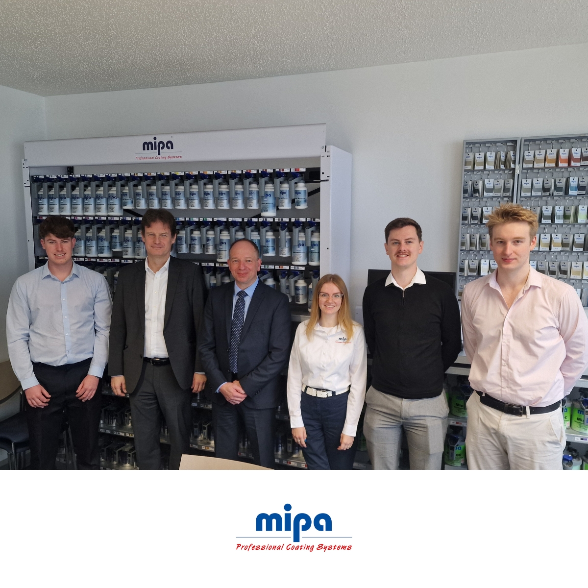 Mipa Paints UK Team Visits Mipa SE | Mipa Paints