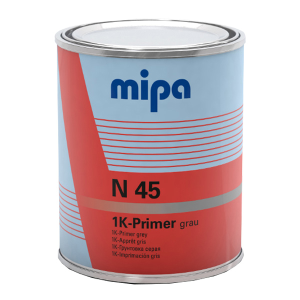 1K Cellulose Primer N45 Grey (1LT) | Mipa Paints