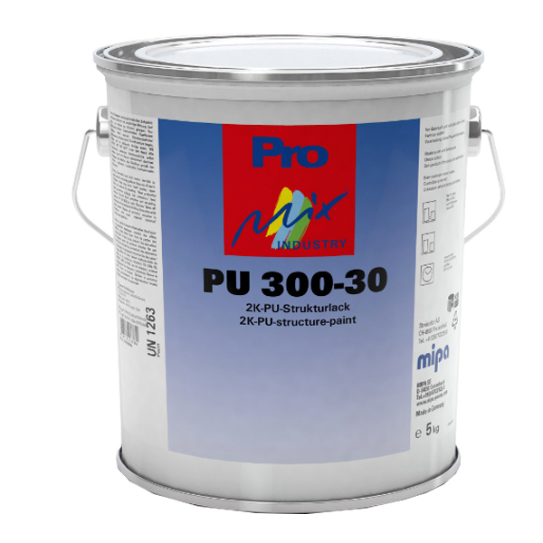 PU 300-30 2K PU Texture Topcoat Satin Matt (3.75KG) | Mipa Paints
